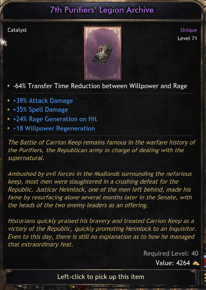 Wolcen Unique Item List - Gamer Journalist