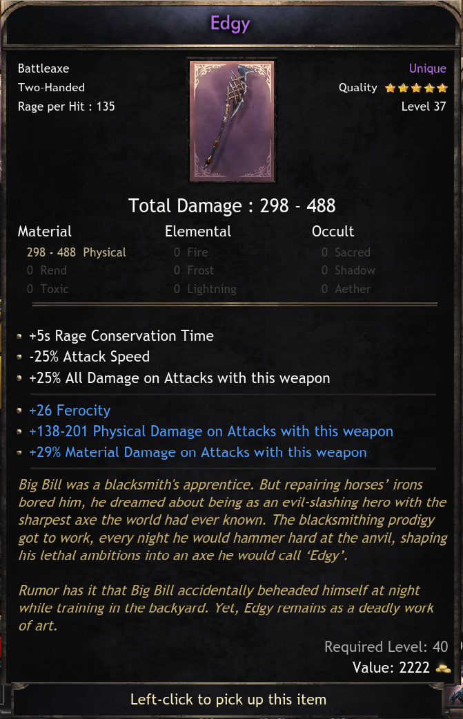 Wolcen Unique Item List - Gamer Journalist