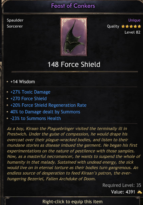 Wolcen Unique Item List - Gamer Journalist