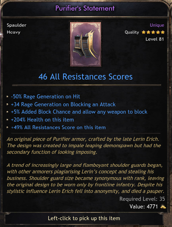 Wolcen Unique Item List - Gamer Journalist
