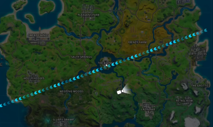 Visit The Shark, Rapid's Rest, and Gorgeous Gorge Location in Fortnite