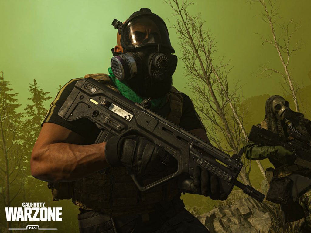 Call of Duty Warzone player spams gas masks to victory
