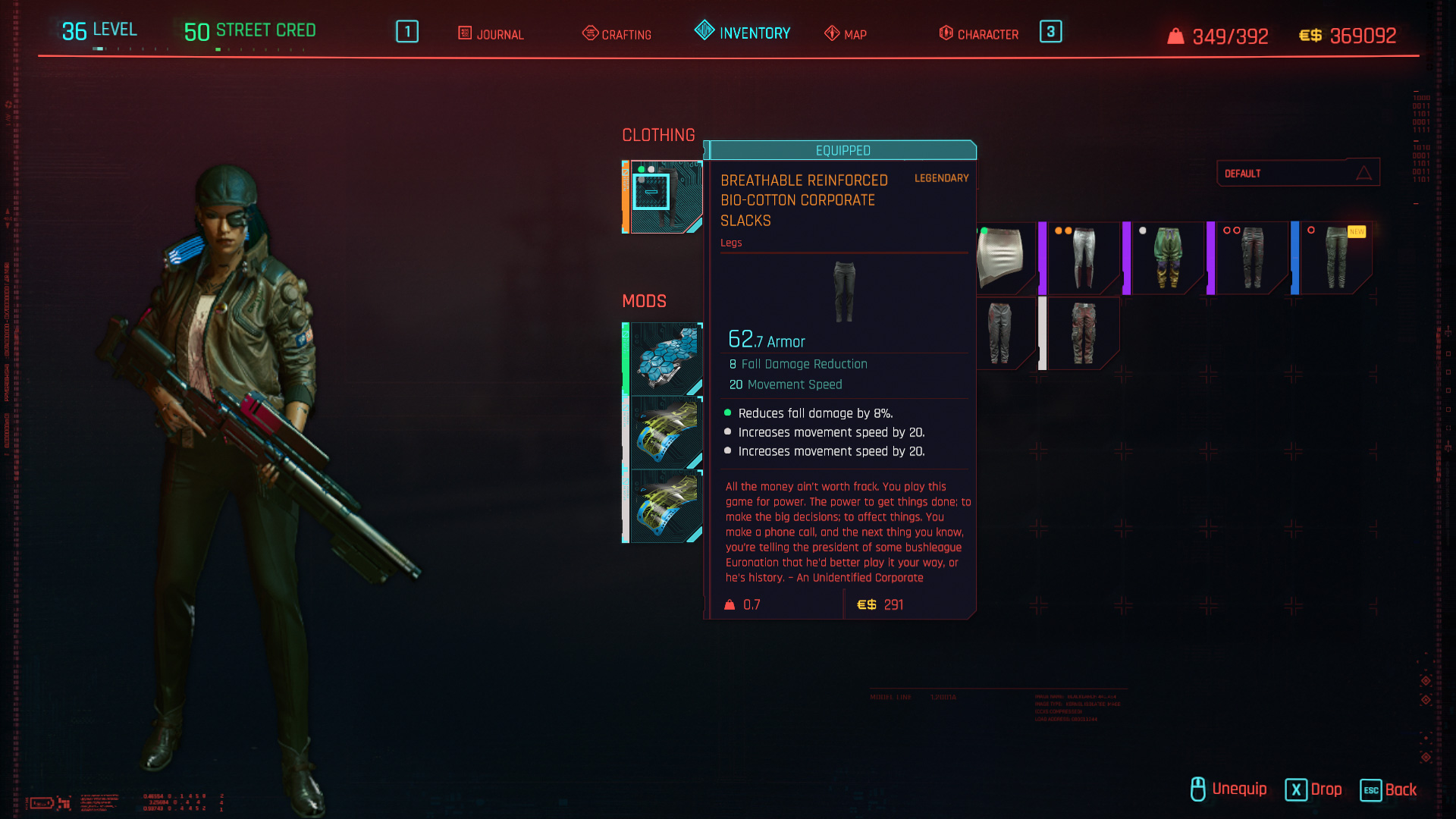 All Legendary and Iconic Clothing in Cyberpunk 2077 - Gamer Journalist