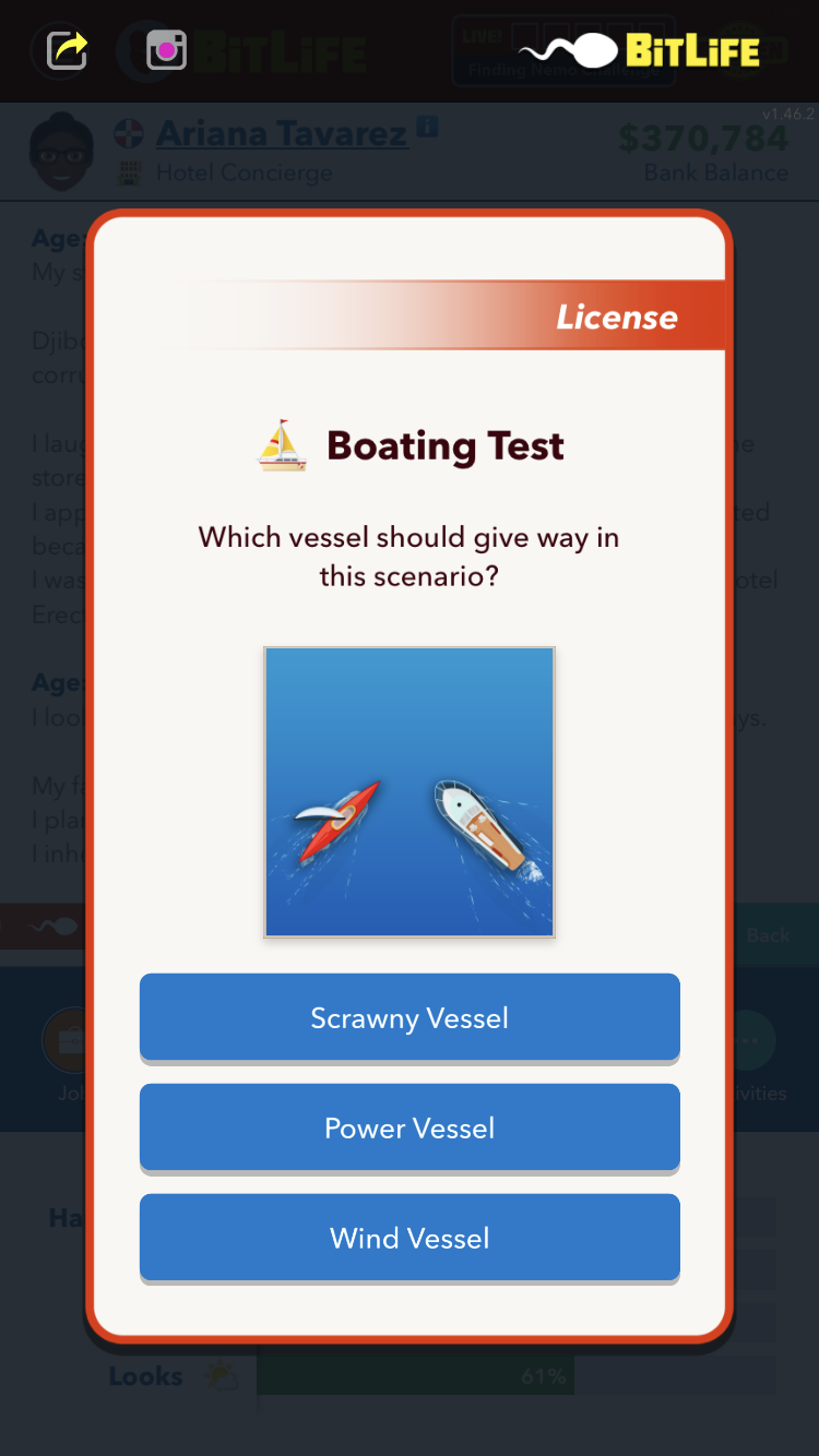 How to Get a Boating License in BitLife - Gamer Journalist