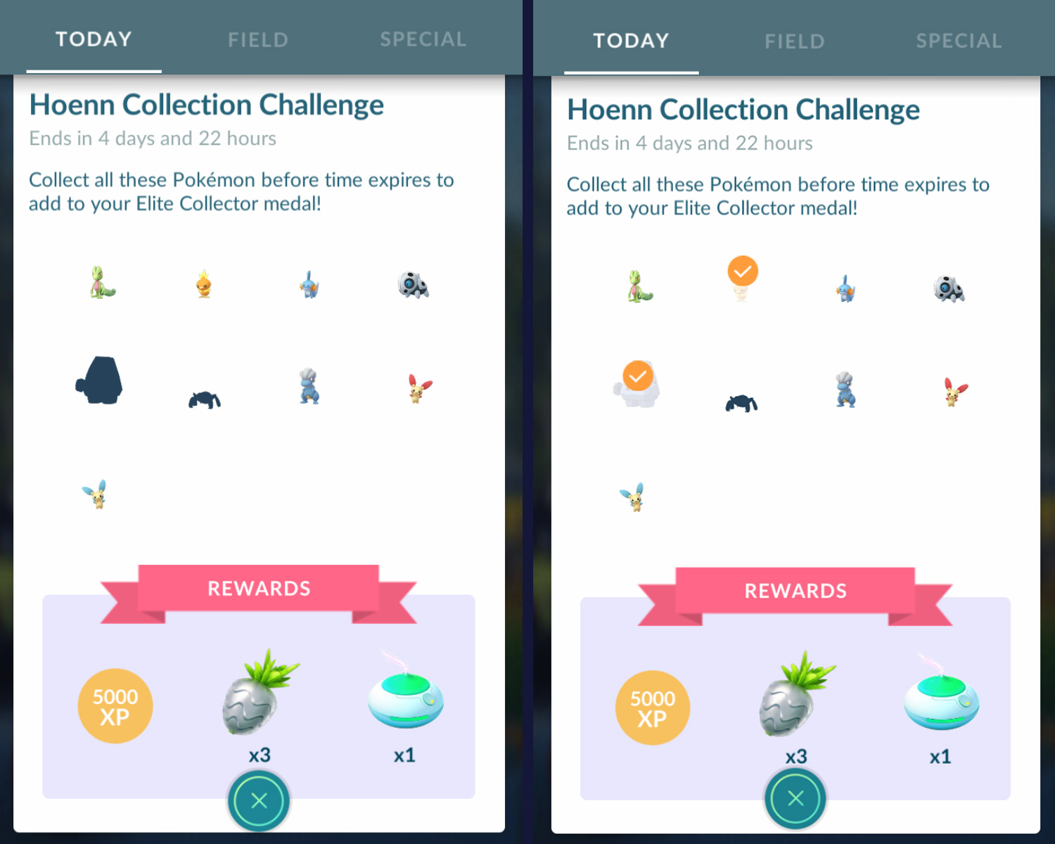 How to Complete The Hoenn Collection Challenge in Pokemon GO
