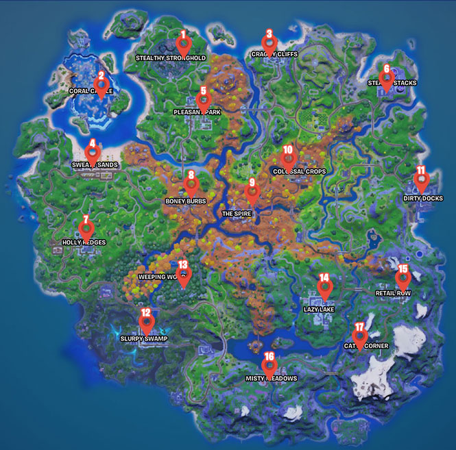 Fortnite Reboot Van Locations in Chapter 2 Season 6 - Gamer Journalist