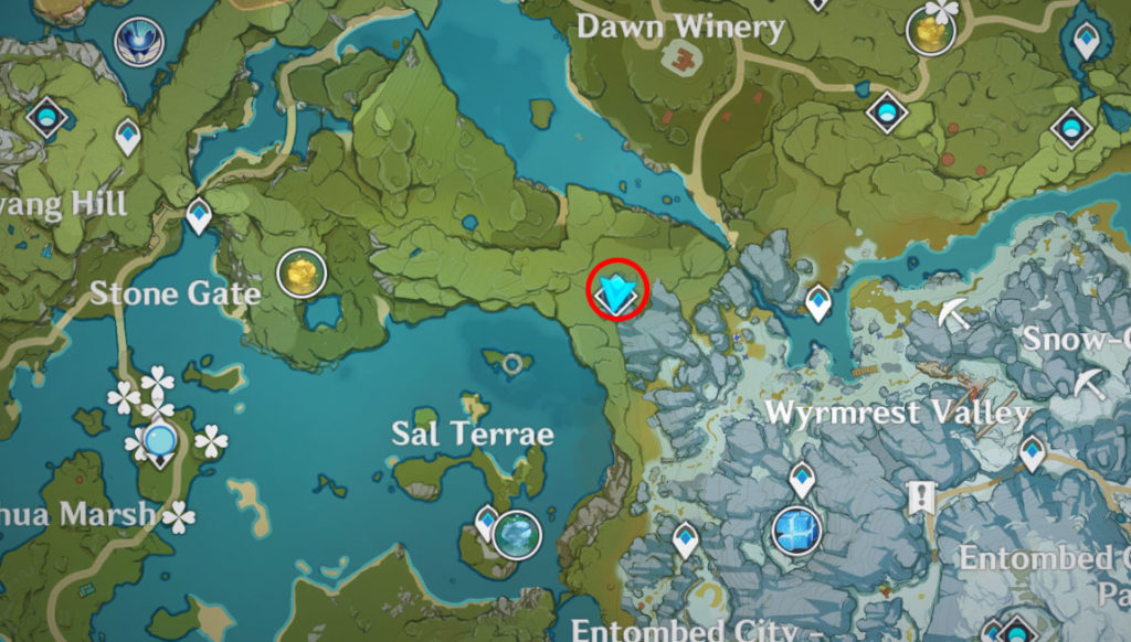 Genshin Impact Ridge Watch Domain: location and artifacts