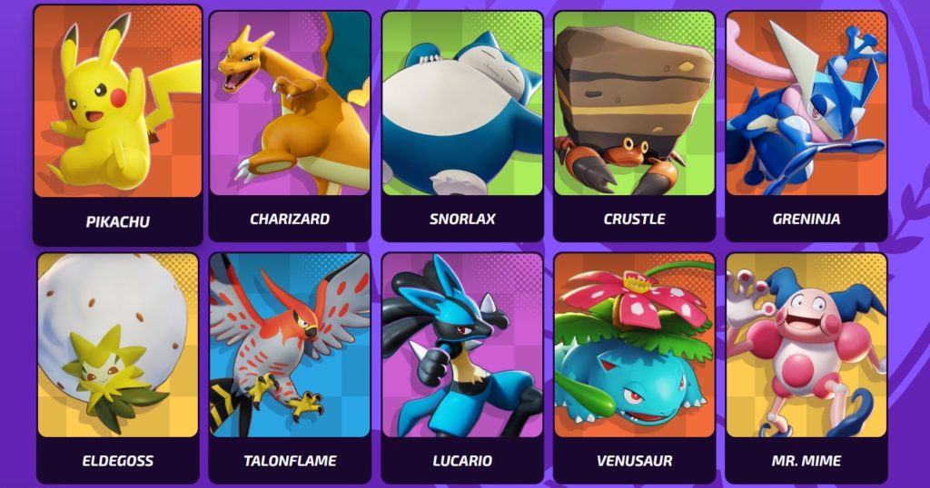 What are the Pokémon UNITE Playable Characters - Gamer Journalist