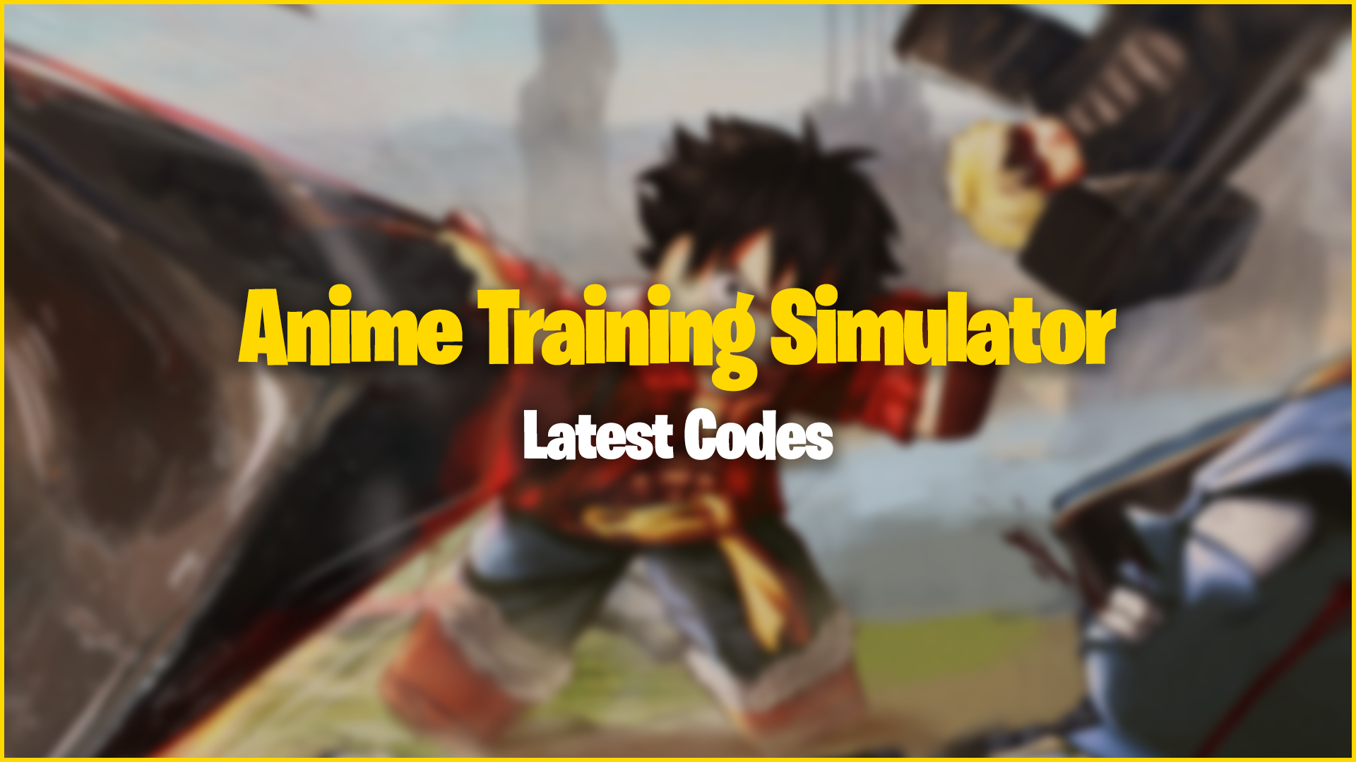 Anime Training Simulator Codes (November 2022)