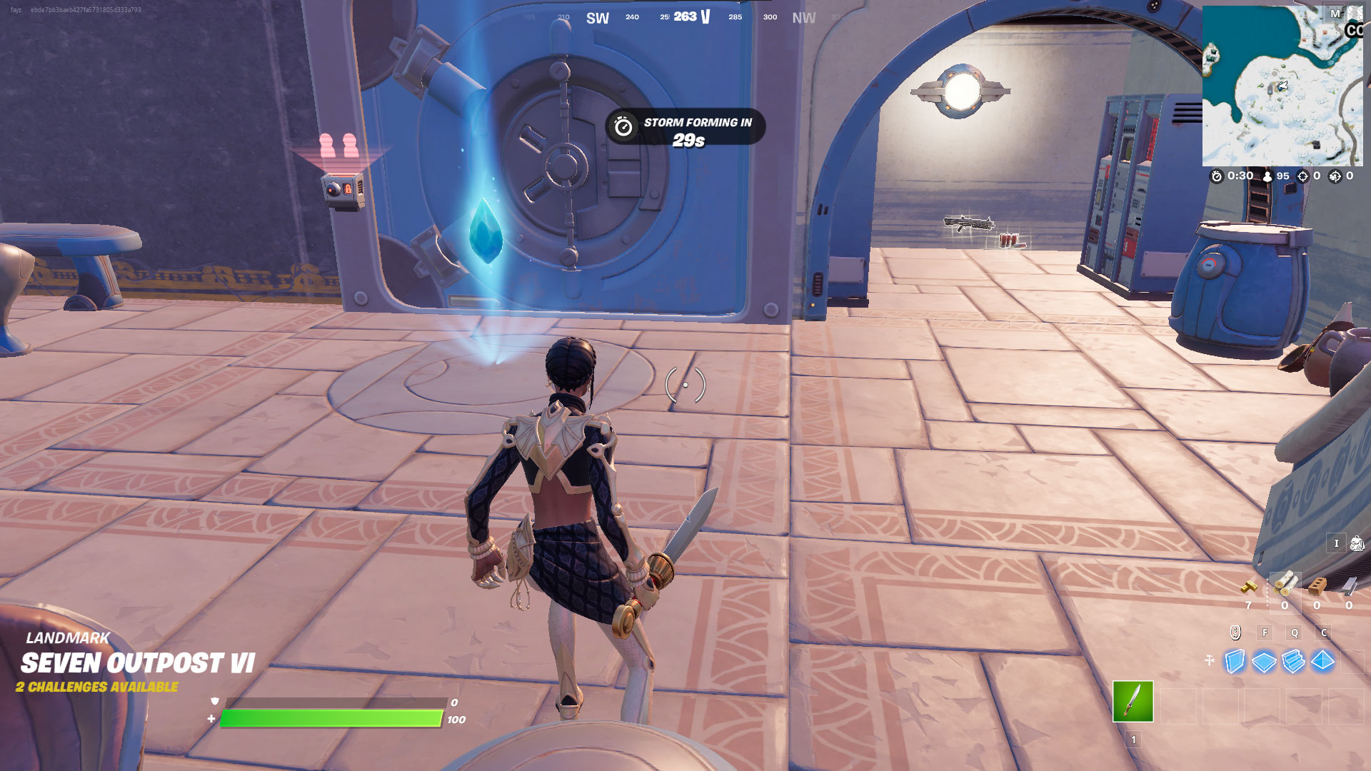 Where to Collect Gem Fragments from outside Seven Vaults in Fortnite
