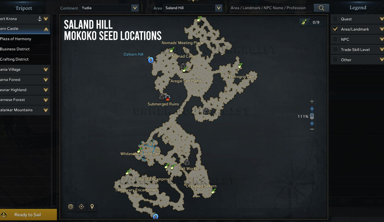 Lost Ark Saland Hill Mokoko Seeds Locations - Gamer Journalist
