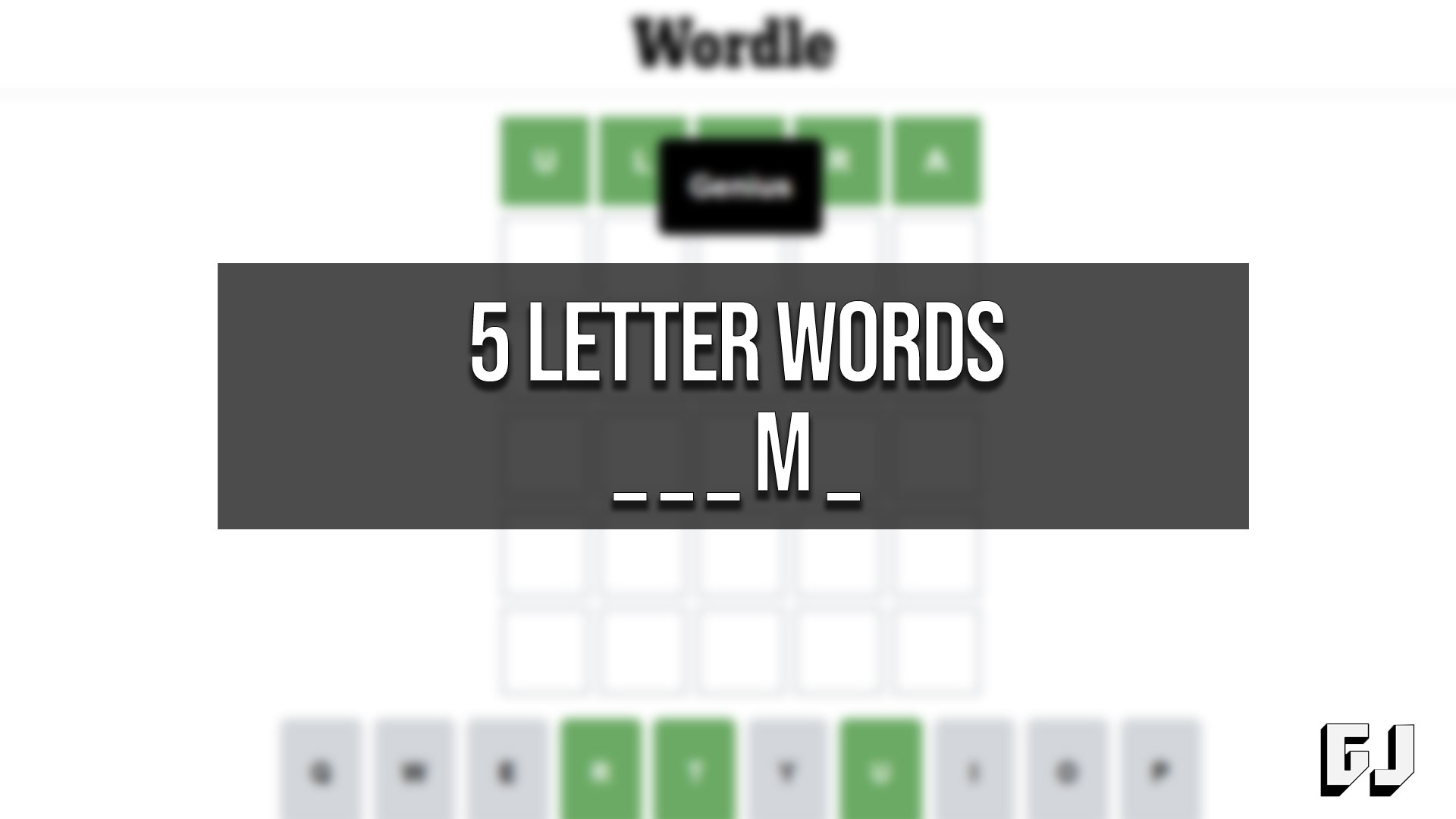 5 Letter Words with Two M's - Wordle Guides - Gamer Journalist