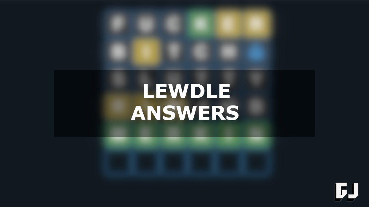 Lewdle Answers - Word of the Day (October 2022)