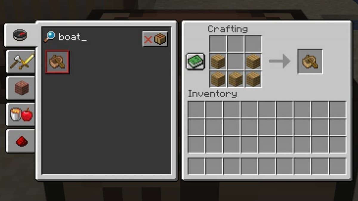 Minecraft - The Wild Update: How to Craft a Boat with a Chest - Gamer ...