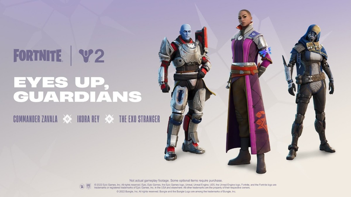 All Skins and Maps Included in Destiny 2 Fortnite Crossover - Gamer ...